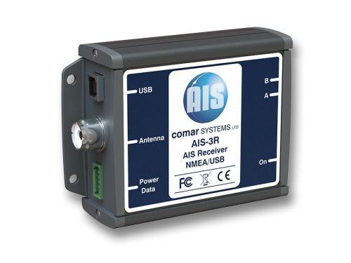 AIS-3R Dual Channel AIS Receiver with NMEA & USB Output - Comar Systems