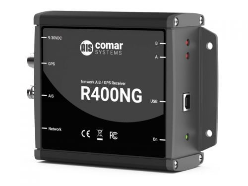 R400NG Network AIS Receiver with Ethernet, GPS & USB - Comar Systems